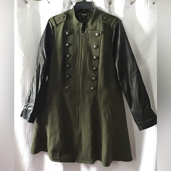 torrid | Jackets & Coats | Torrid Olive Green Military Jacket | Poshmark